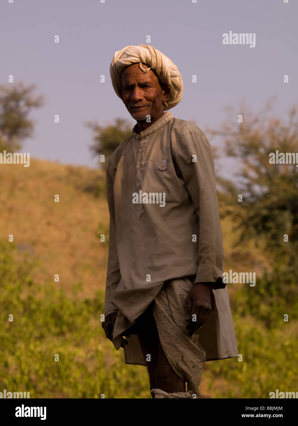 Indian man wearing a turban Stock Photo - Alamy