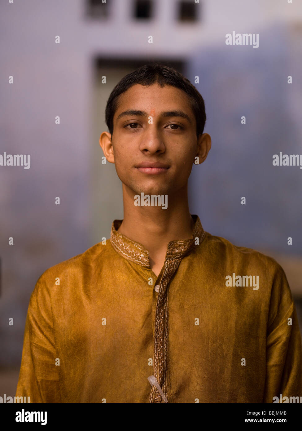 Close up of young man in India Stock Photo - Alamy