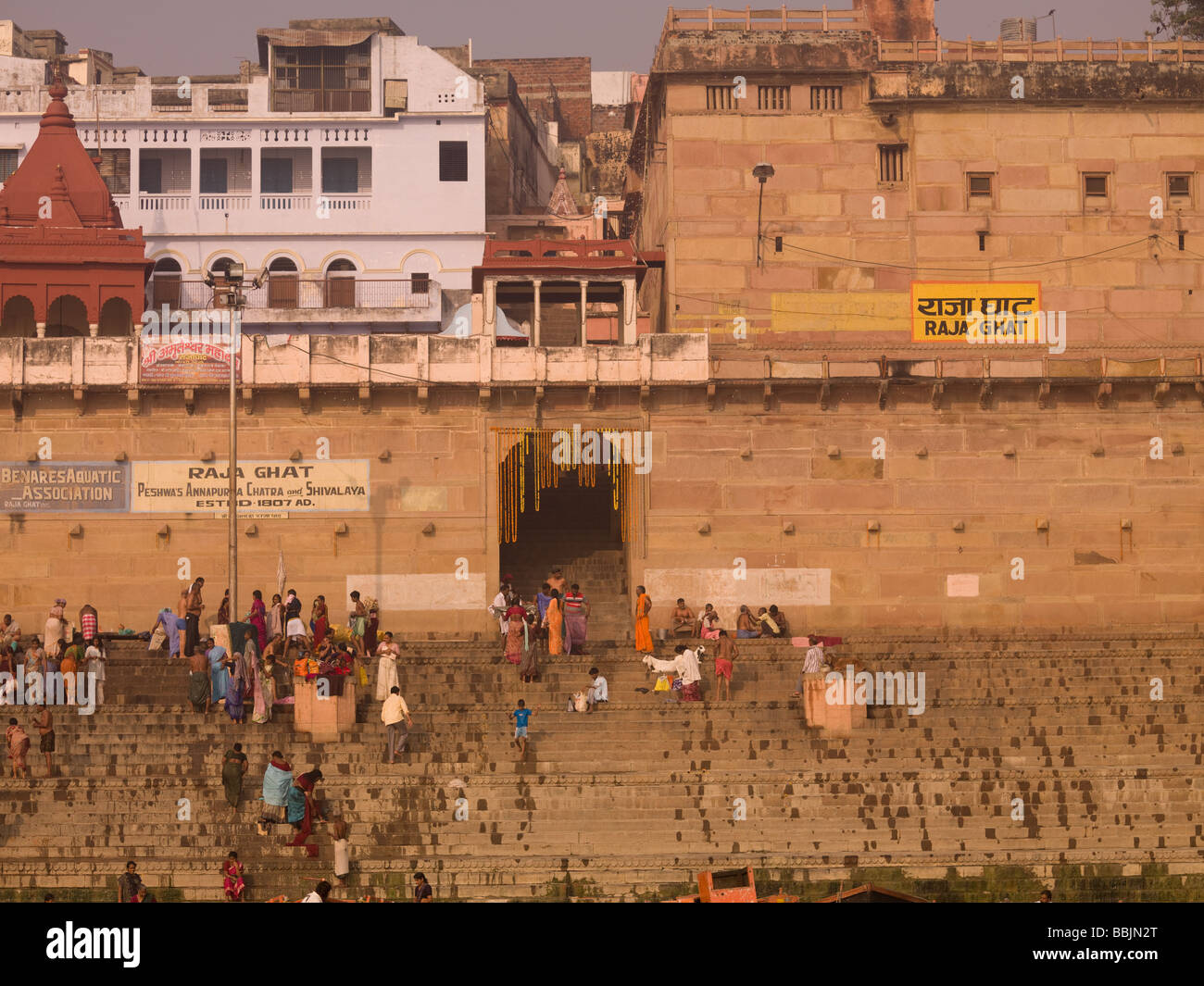 Ganges village ghats hi-res stock photography and images - Alamy