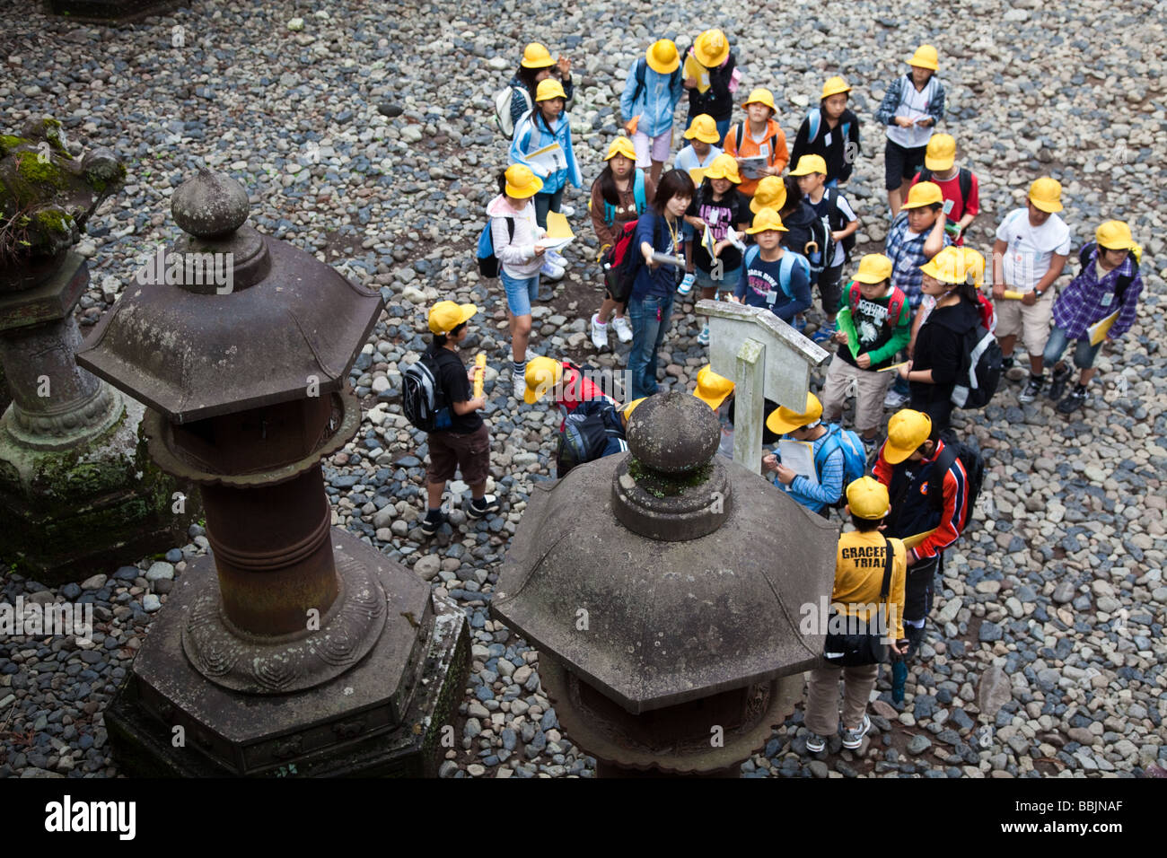 Japanese School Excursion at Toshogu Shrine Stock Photo - Alamy
