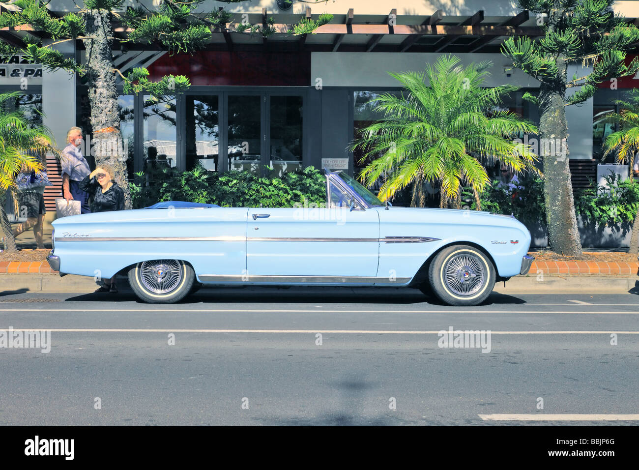 Hot rods or street rods on display ford falcon Stock Photo - Alamy