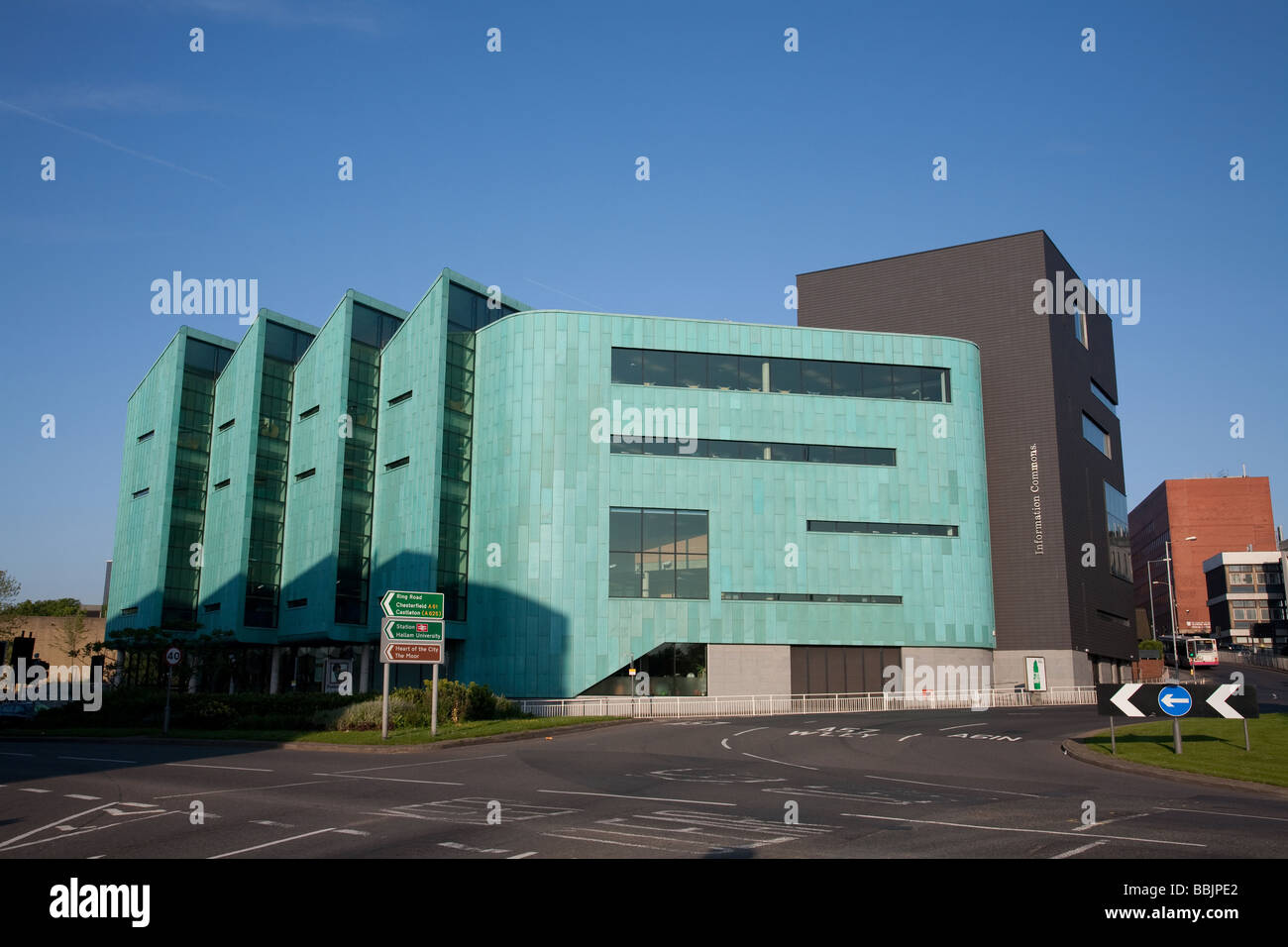 Sheffield University Information Commons is a brand new, futuristic ...