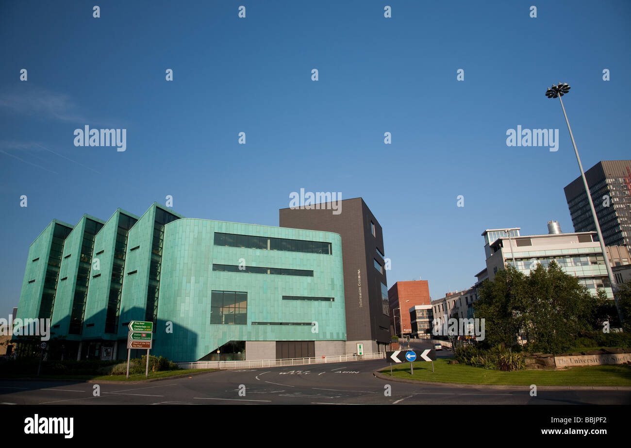 Sheffield University Information Commons is a brand new, futuristic ...