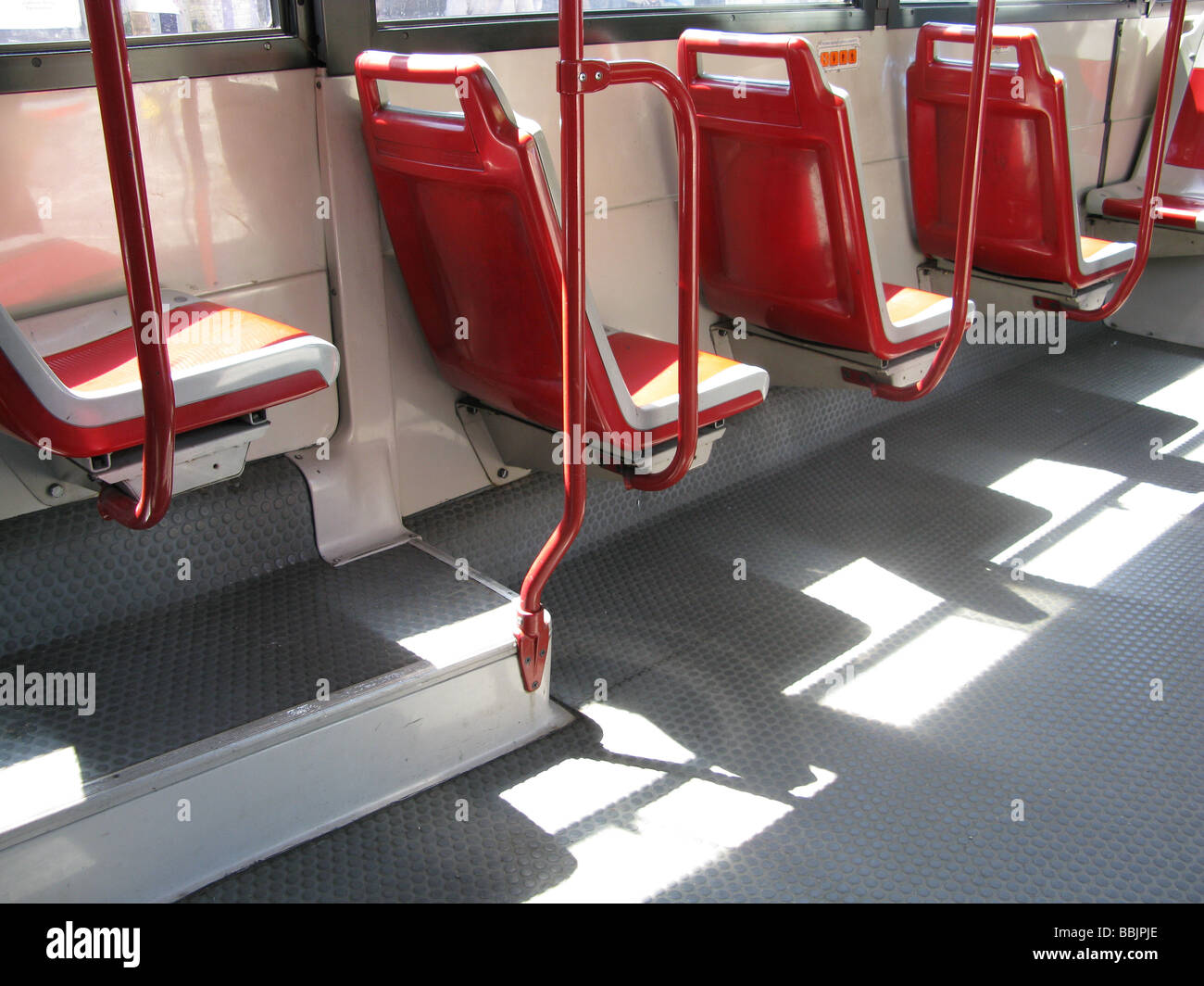 empty seats on public transport bus Stock Photo - Alamy