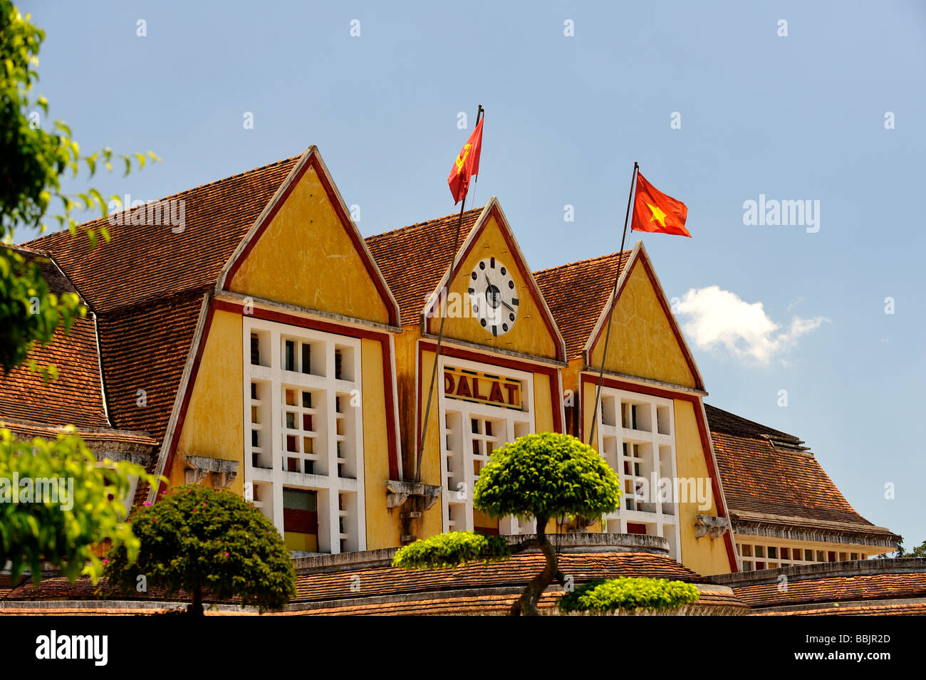 Da Lat Railway Station, Da Lat, Vietnam Stock Photo - Alamy