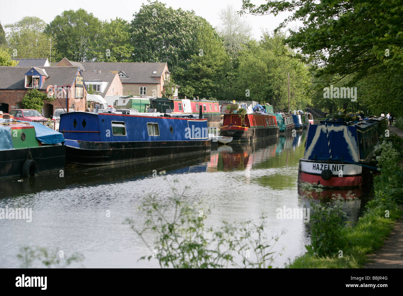 Castlemill boatyard Jericho Oxford Stock Photo - Alamy