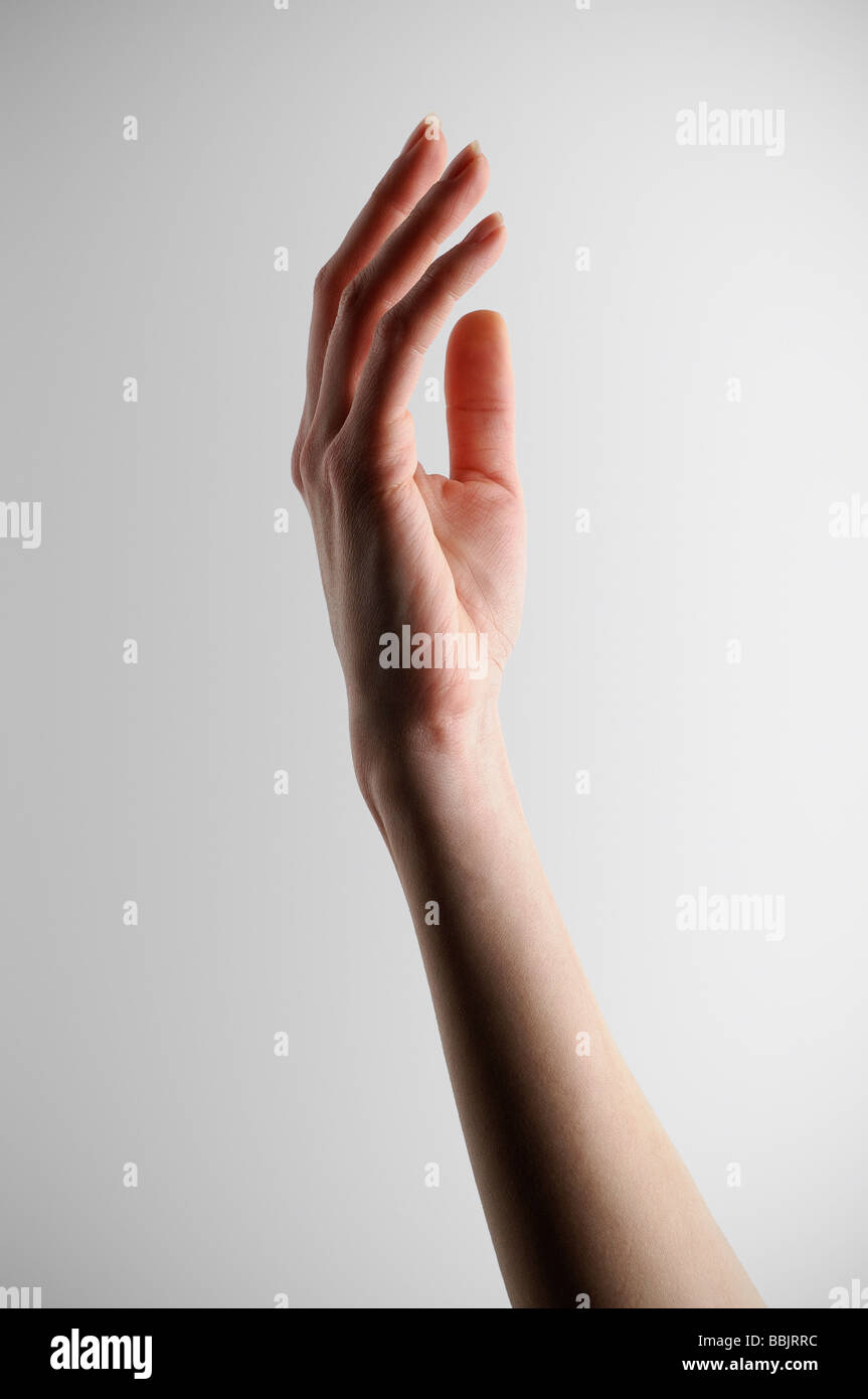 Womans Hand Reaching Up