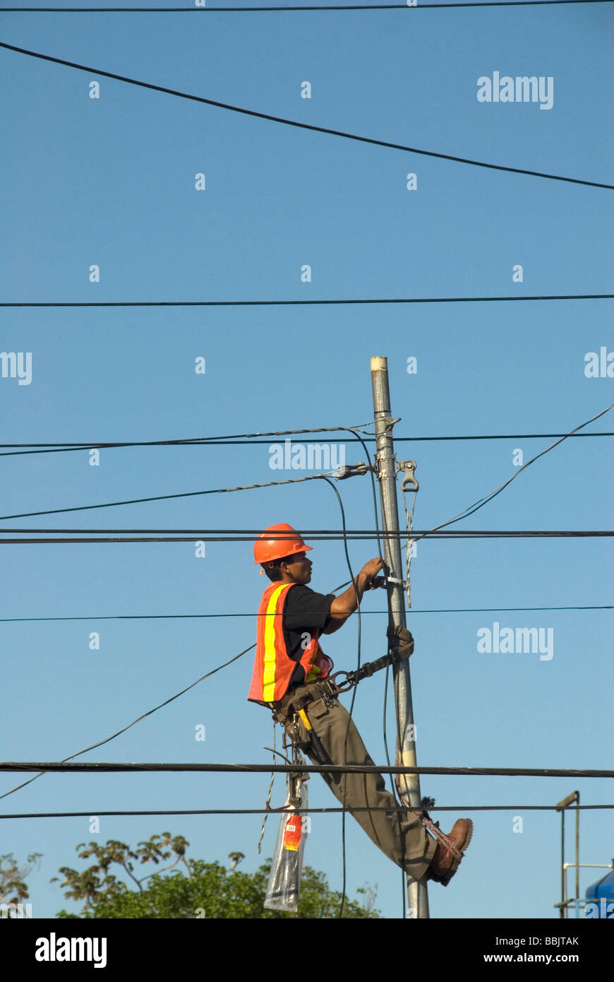 Overhead Power Lines Repair High Resolution Stock Photography and ...