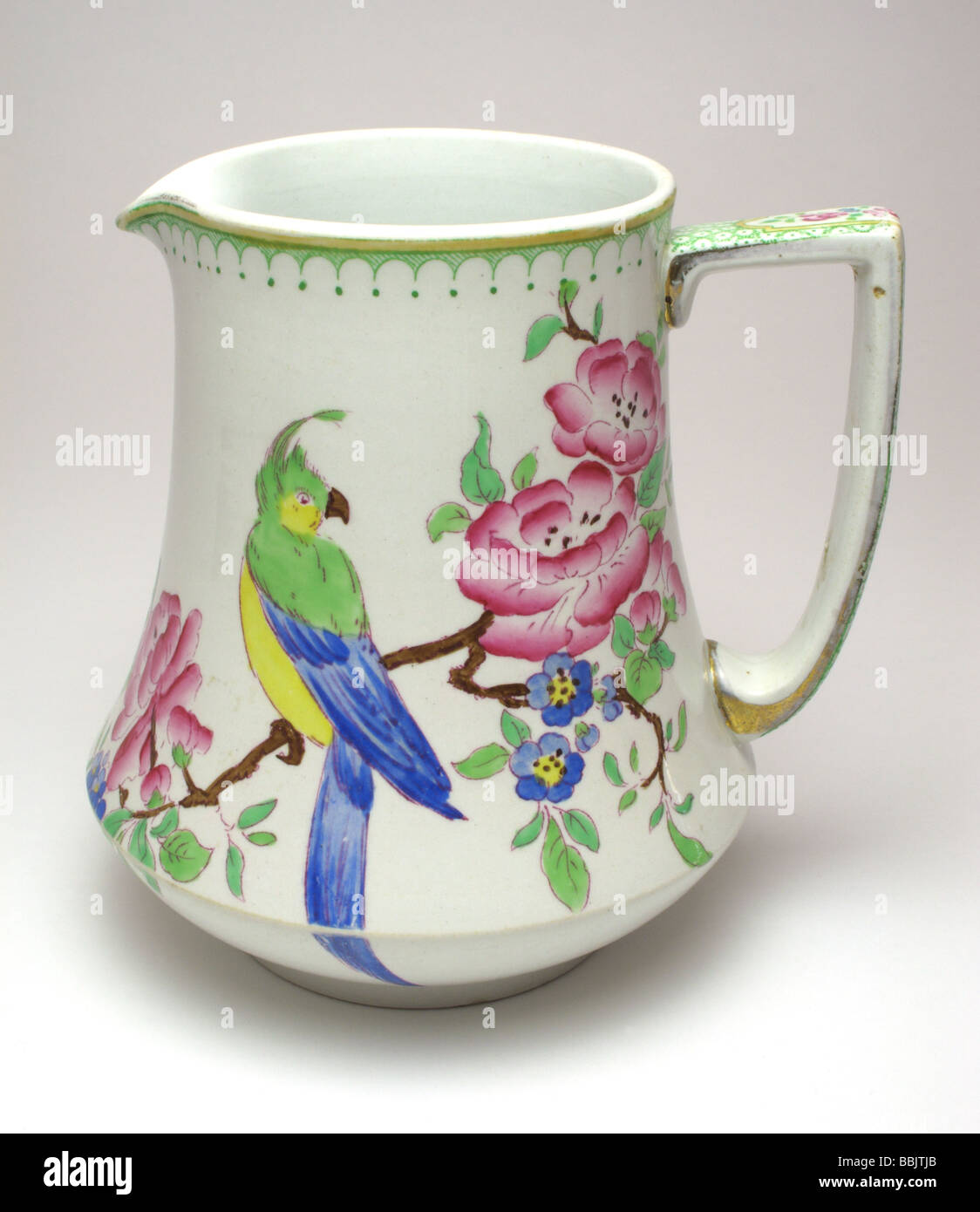 Antique Foley Wileman (Shelley) parrot jug 1910 Stock Photo - Alamy
