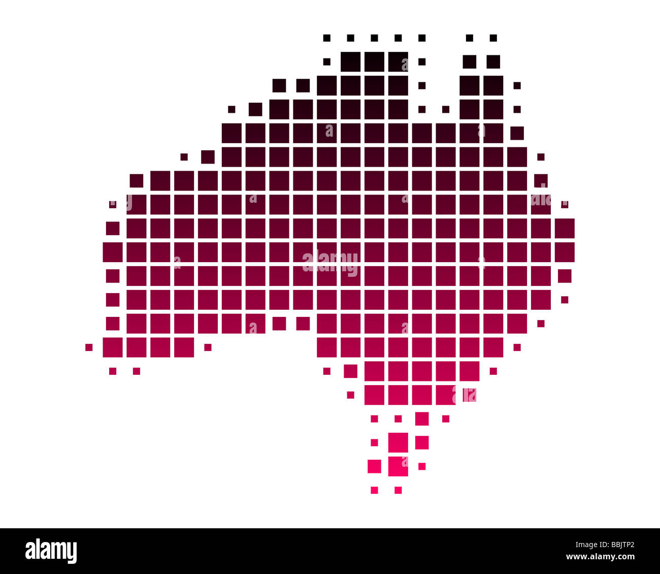 Map of Australia Stock Photo - Alamy