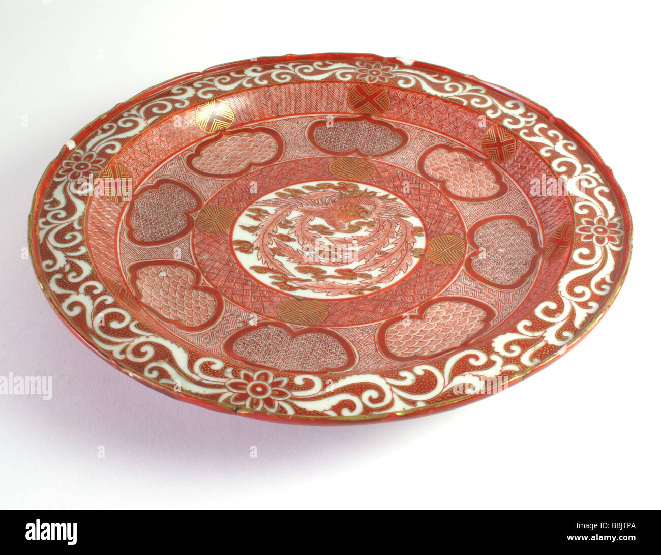 Antique Japanese porcelain hand painted plate circa 1900 Stock Photo ...