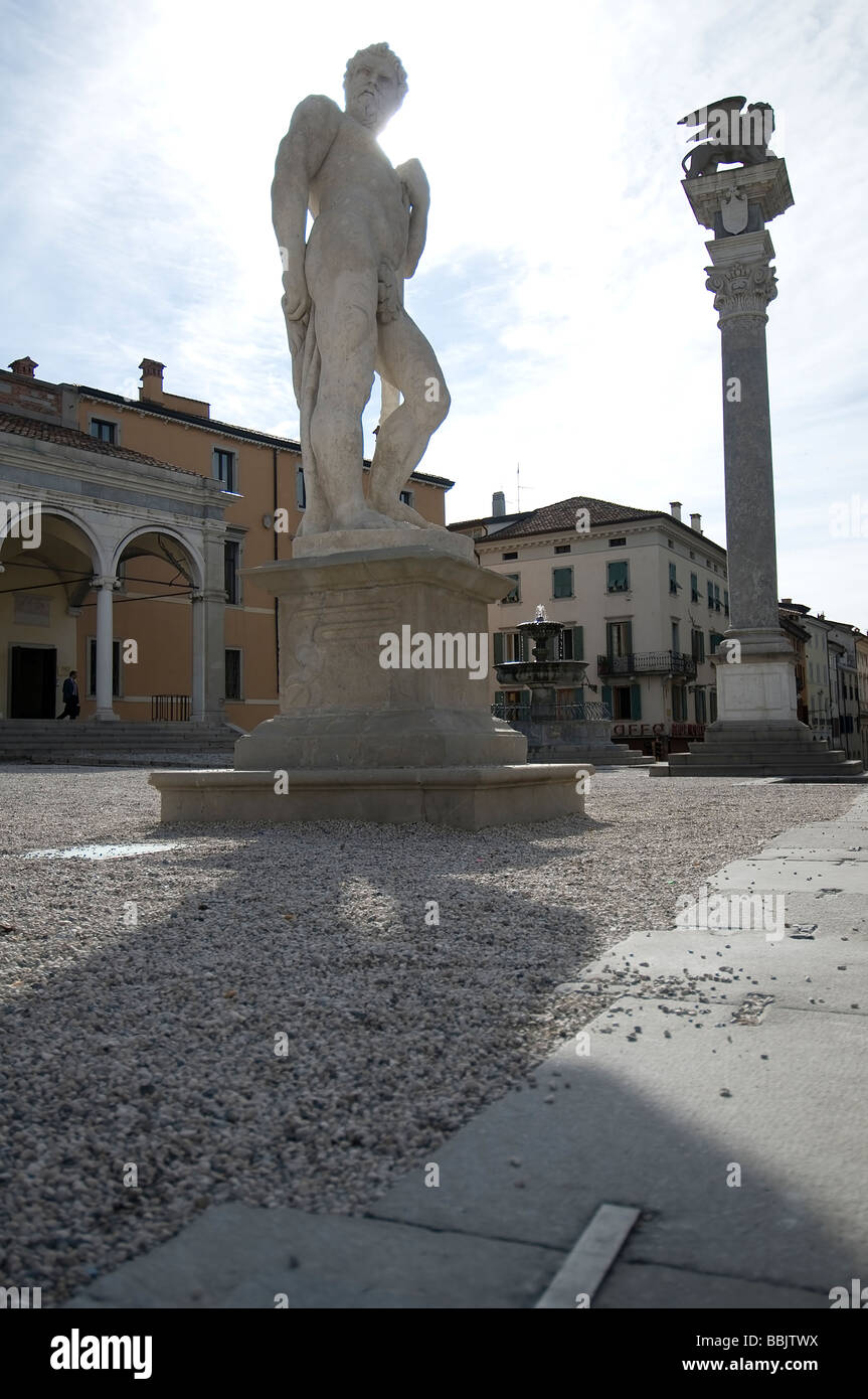 A statue in Liberty Square Stock Photo - Alamy