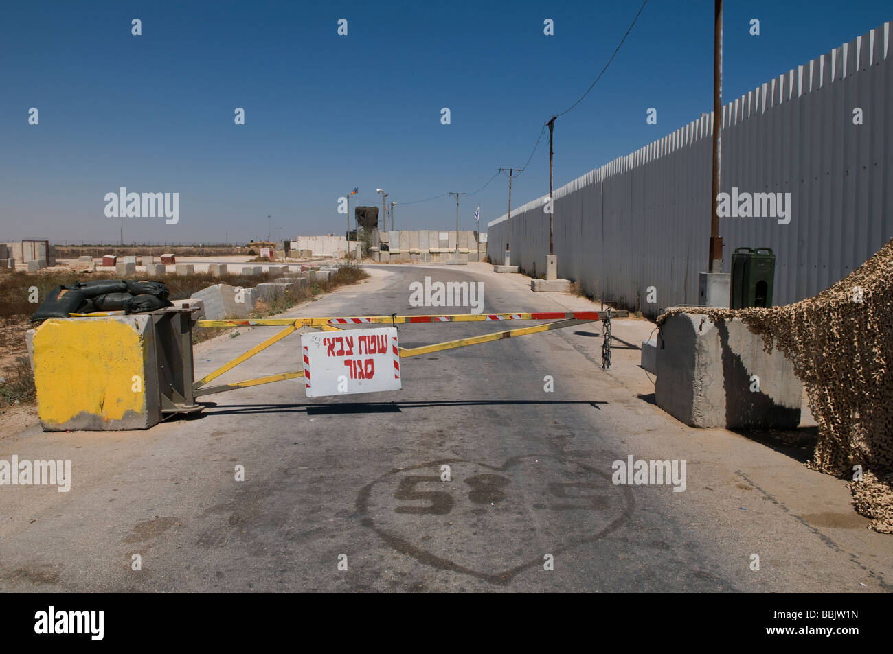 Military base entrance checkpoint High Resolution Stock Photography and ...