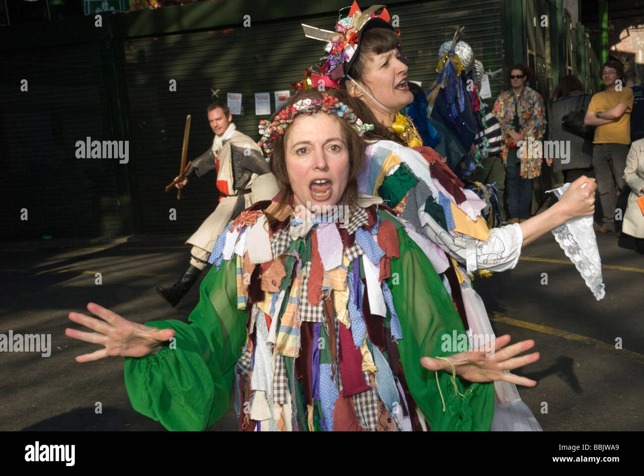 St George and the Dragon, an English traditional play performed by the ...
