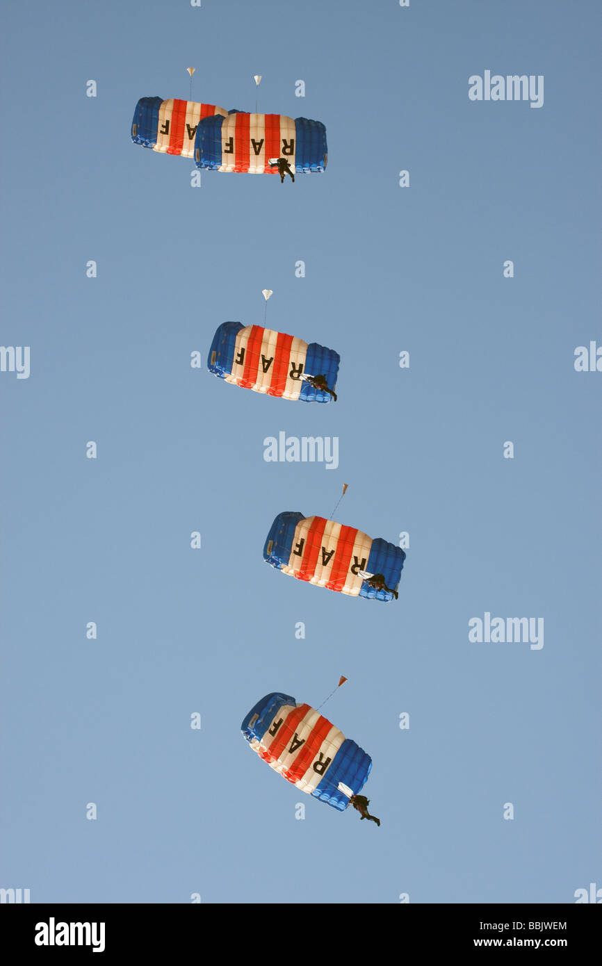 The Parachute Regiment Freefall TeamThe Red Devils parachuting display ...