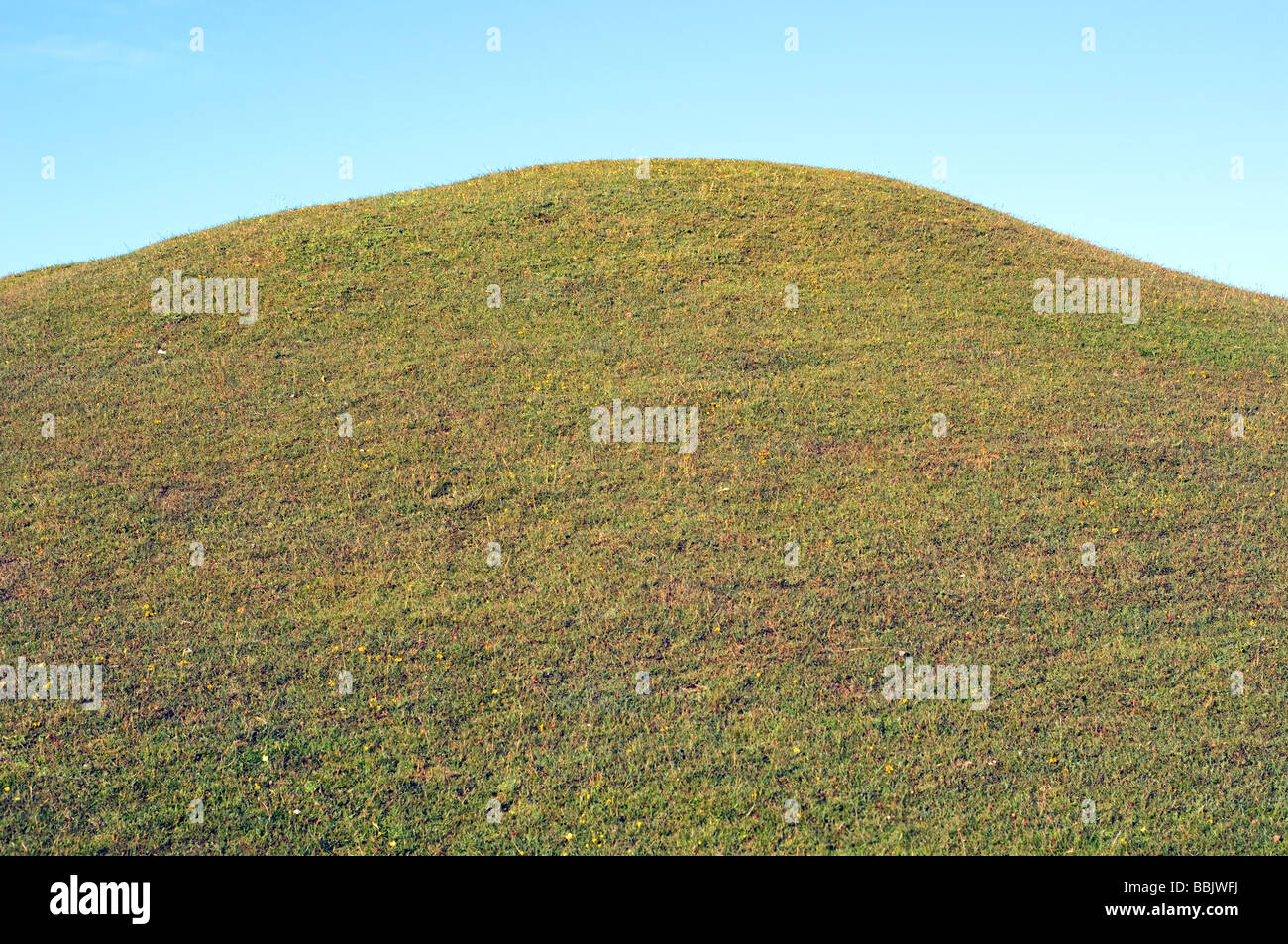 Barrow Mound on The Tennyson trail, Brook, Isle of Wight, England, UK ...