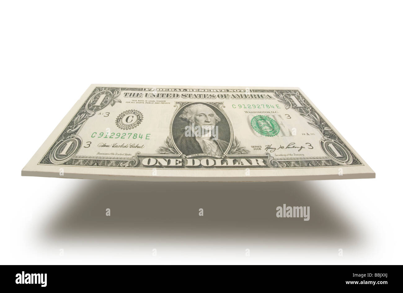Floating American dollar bill Stock Photo - Alamy