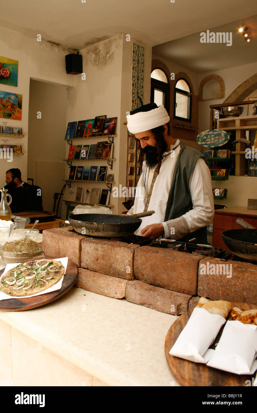 Sefad - Traditional eastern street café. Israel Stock Photo - Alamy