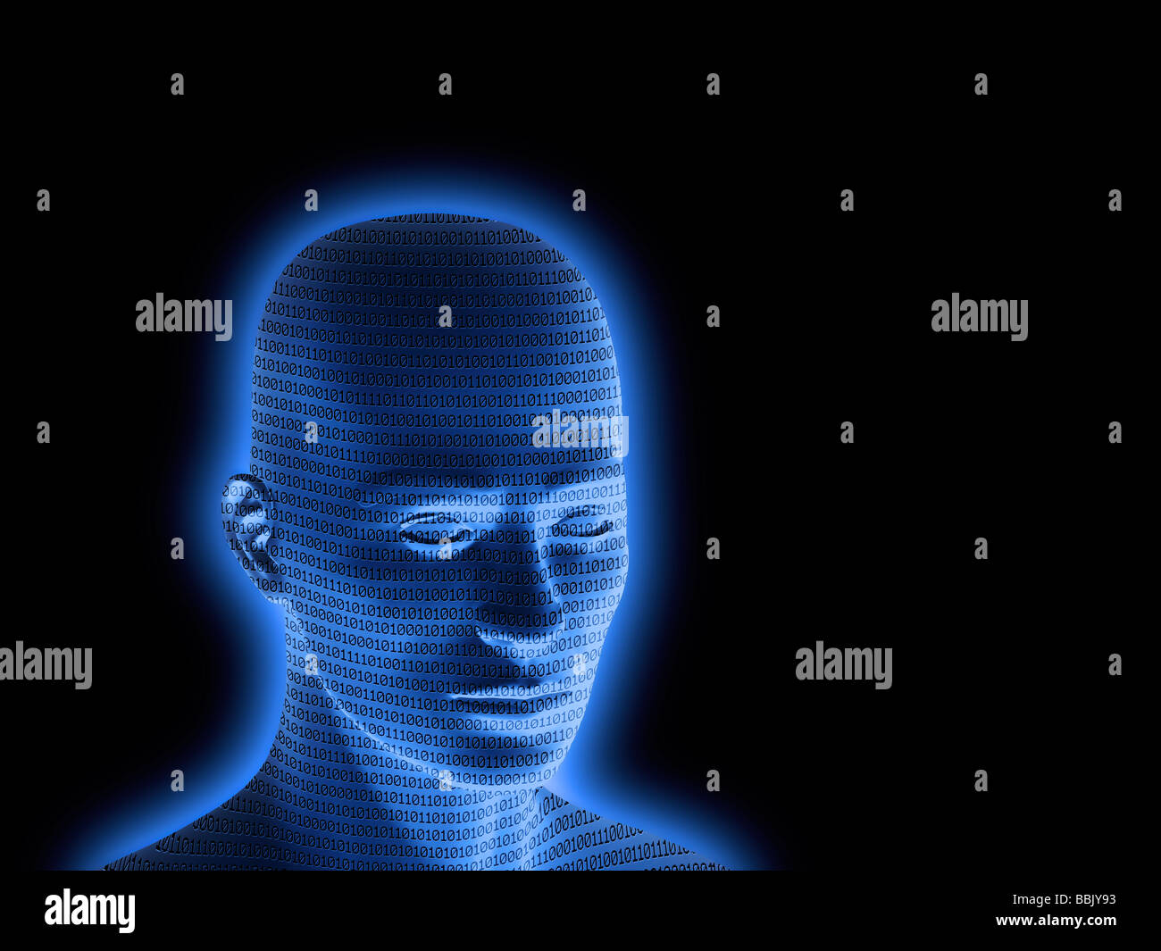 Stylized human head hi-res stock photography and images - Alamy