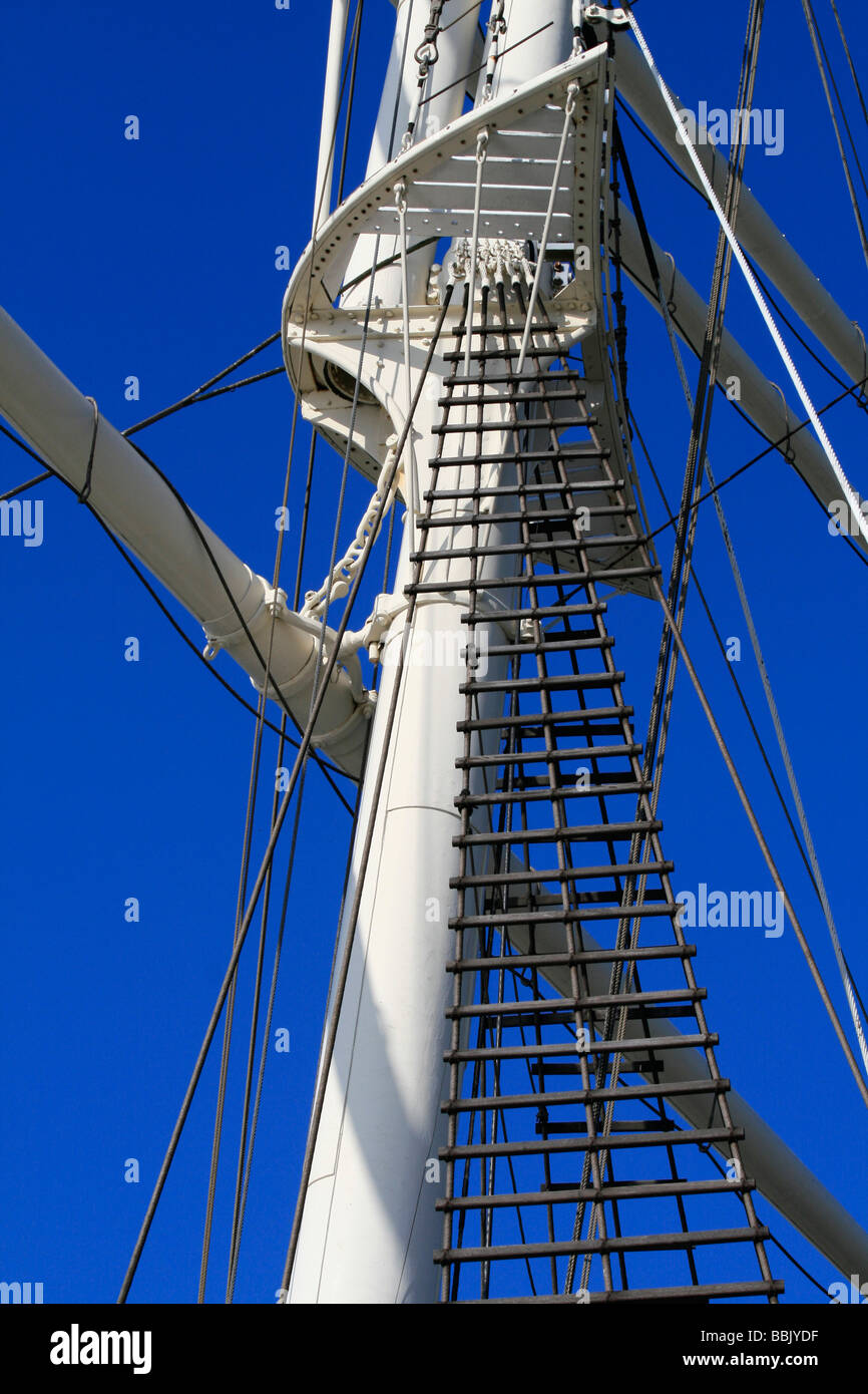 Mast and rigging Stock Photo - Alamy