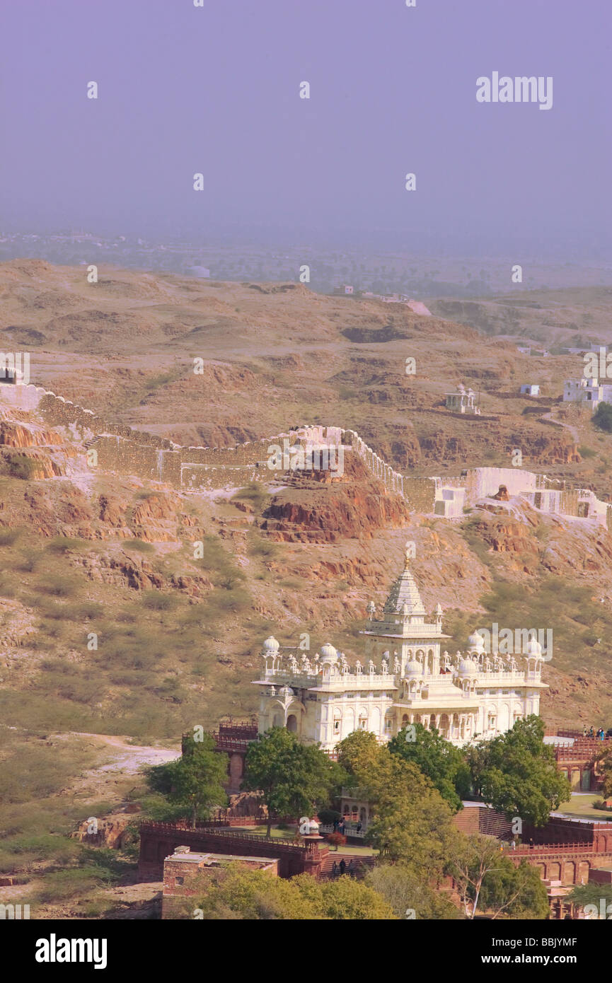 Jaswant Thada is a white marble cenotaph built in 1899 in memory of the ...