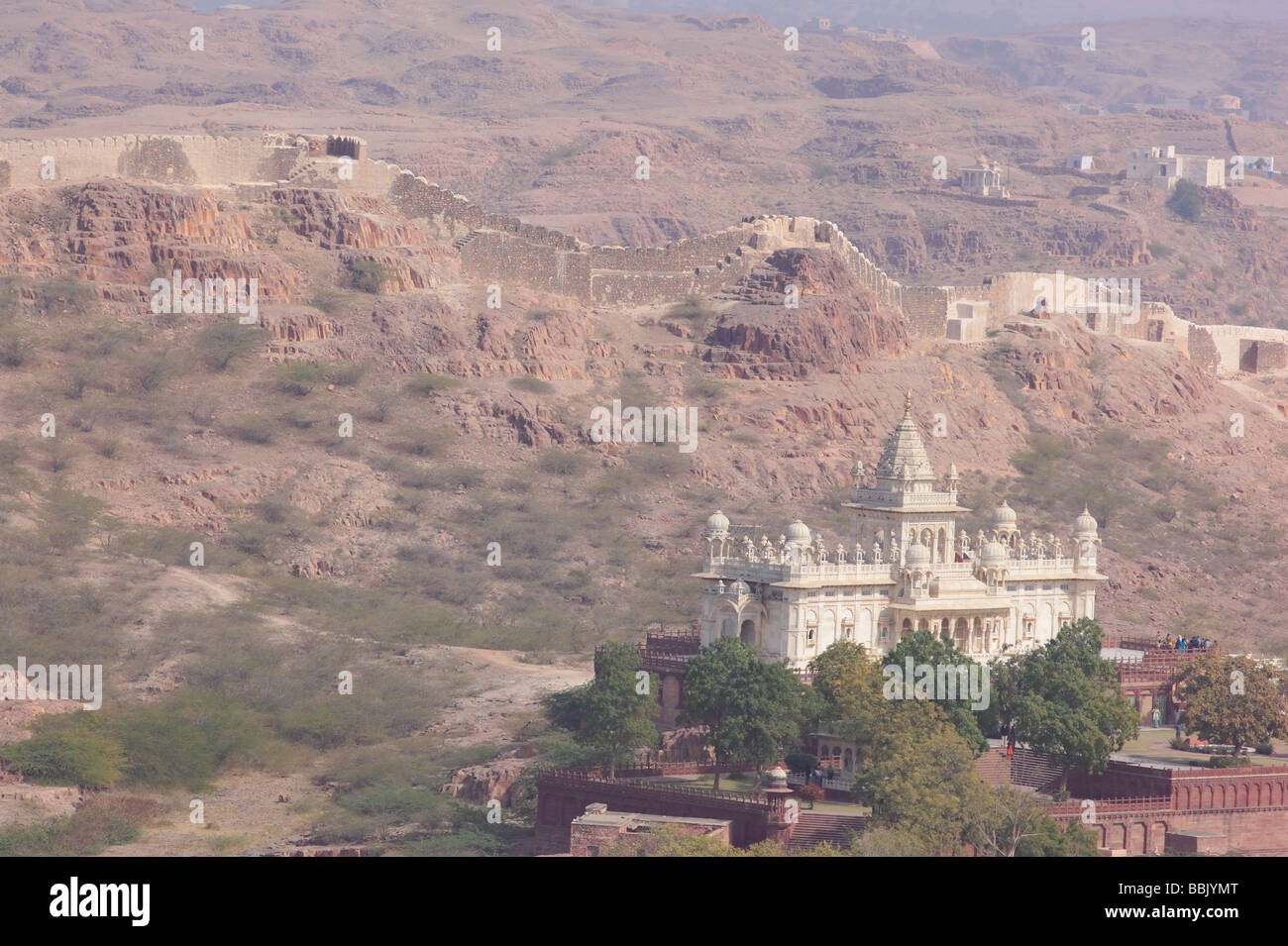 Jaswant Thada is a white marble cenotaph built in 1899 in memory of the ...