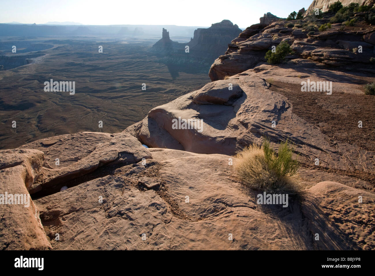 Candlestick Tower as seen from the Island In The Sky in Canyonlands ...