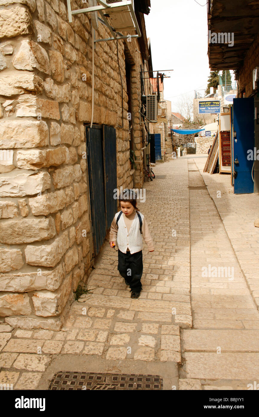 Sefad - Small child in the street of Sefad-One of four holy cities of ...