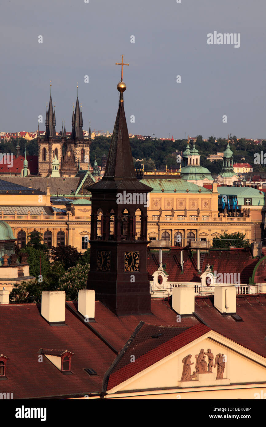 Prague spires hi-res stock photography and images - Alamy