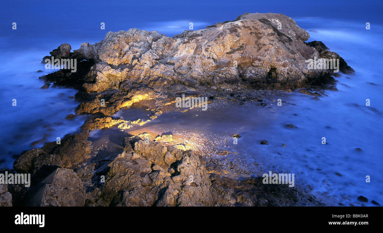 Camel Island at Marsden Bay along the South Tyneside coastline in the ...