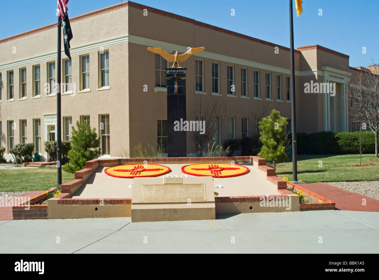 USA New Mexico Santa Fe Bataan Memorial and Museum Stock Photo - Alamy