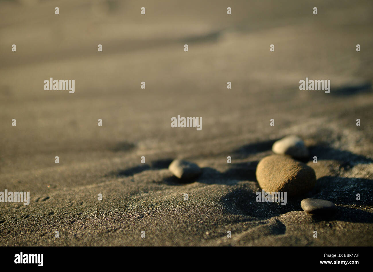 Pebbles on Beach Stock Photo - Alamy