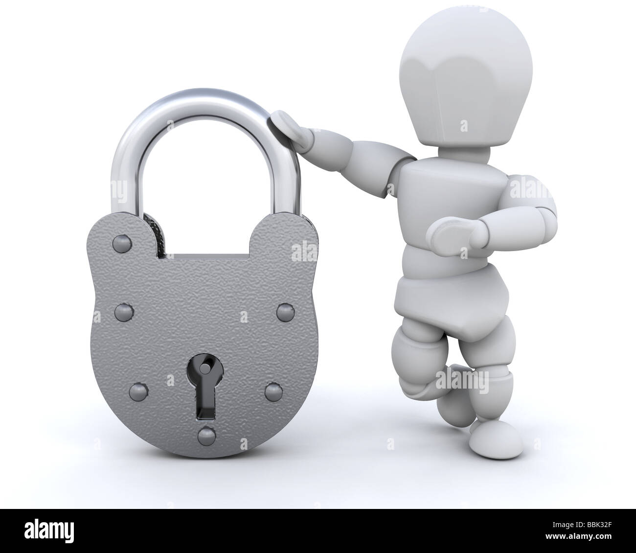 3d padlock key safety metal lock security hi-res stock photography and ...