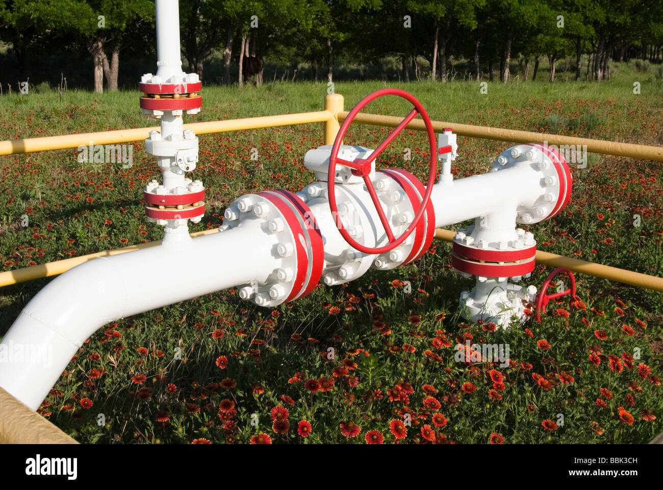 a pipeline for distribution of natural gas Stock Photo - Alamy