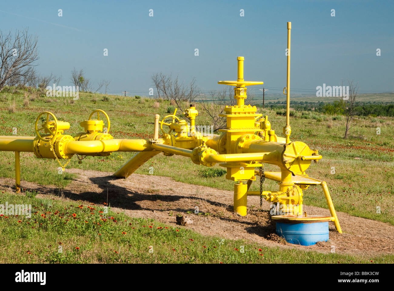 a pipeline for the distribution of natural gas Stock Photo - Alamy
