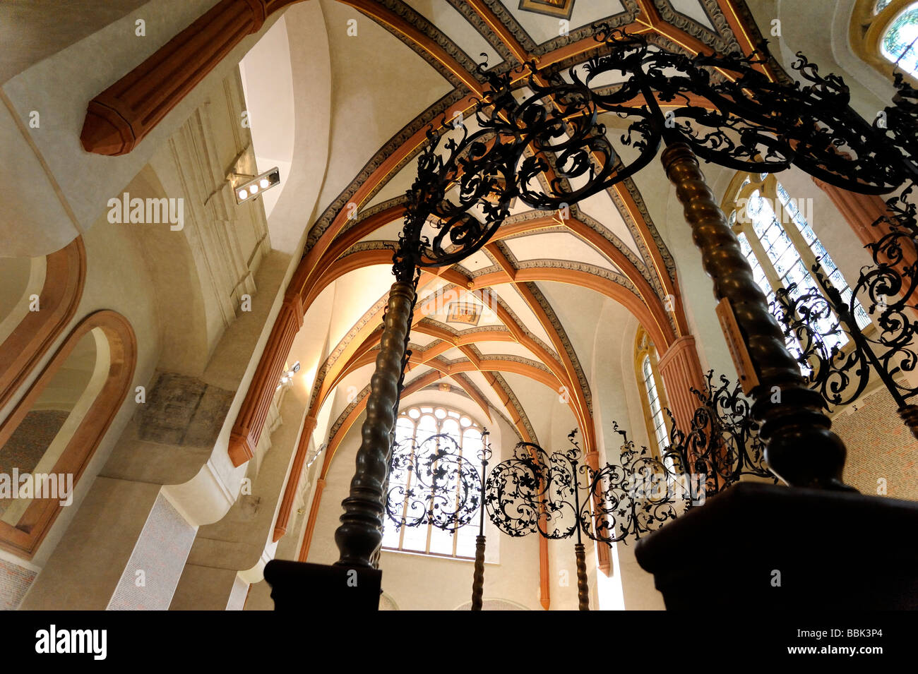 Pinkas synagogue interior Pinkasova synagoga in Josefov district of ...