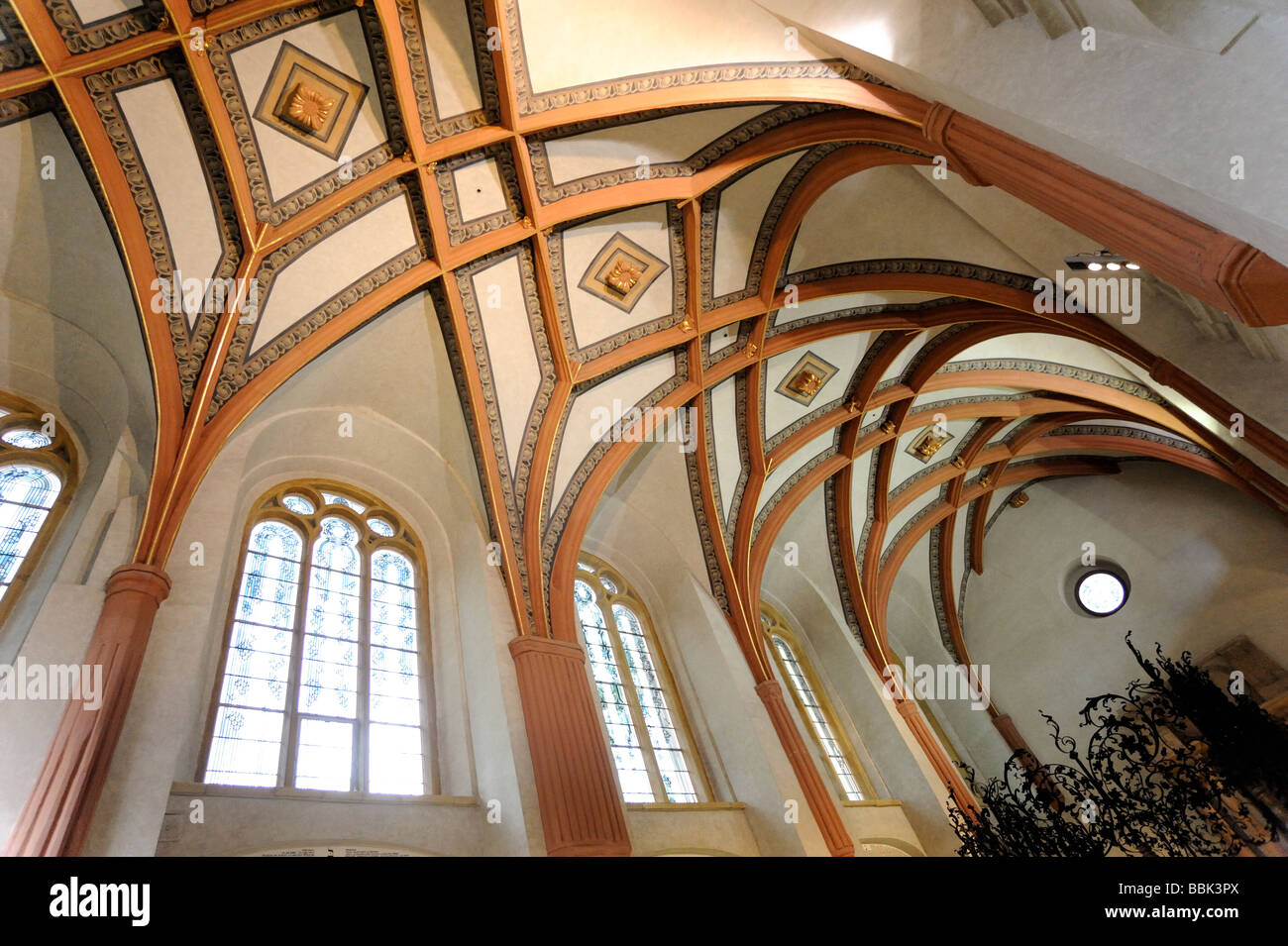 Pinkas synagogue interior Pinkasova synagoga in Josefov district of ...
