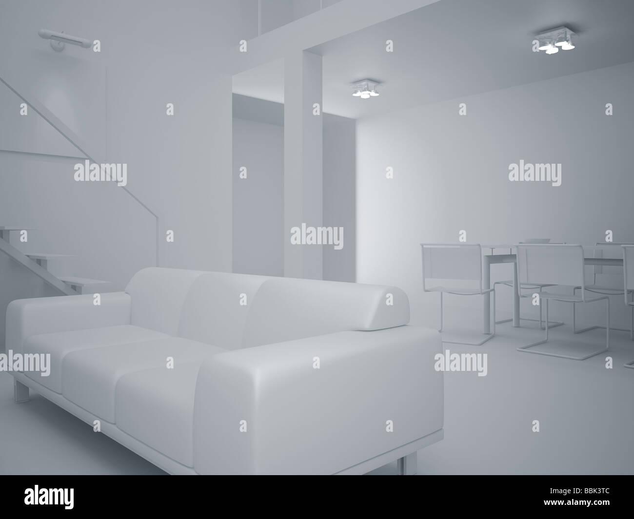 High resolution image interior 3d illustration modern interior Living ...