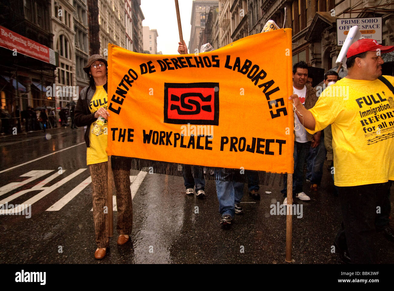 Immigrants march for amnesty, equal rights, legalization, racial ...