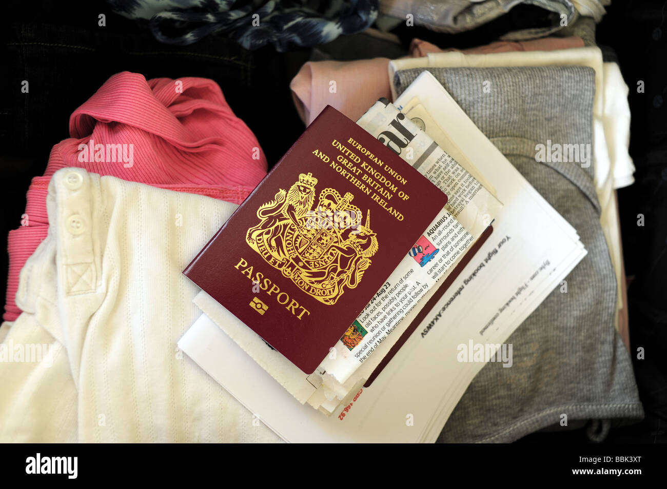 British passport suitcase hi-res stock photography and images - Alamy