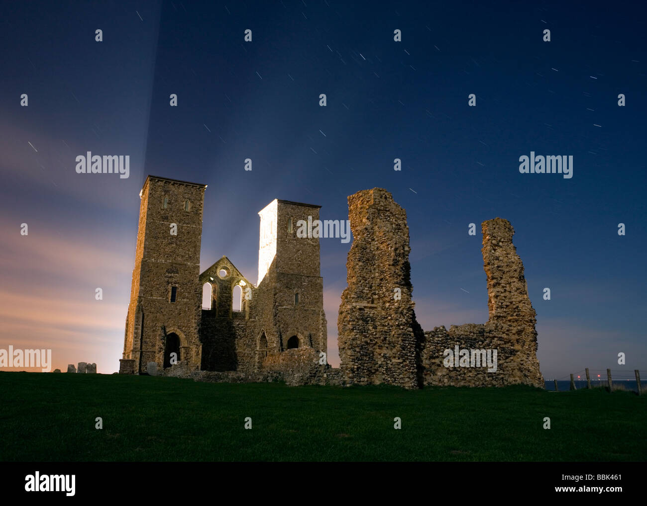 Reculver towers hi-res stock photography and images - Alamy