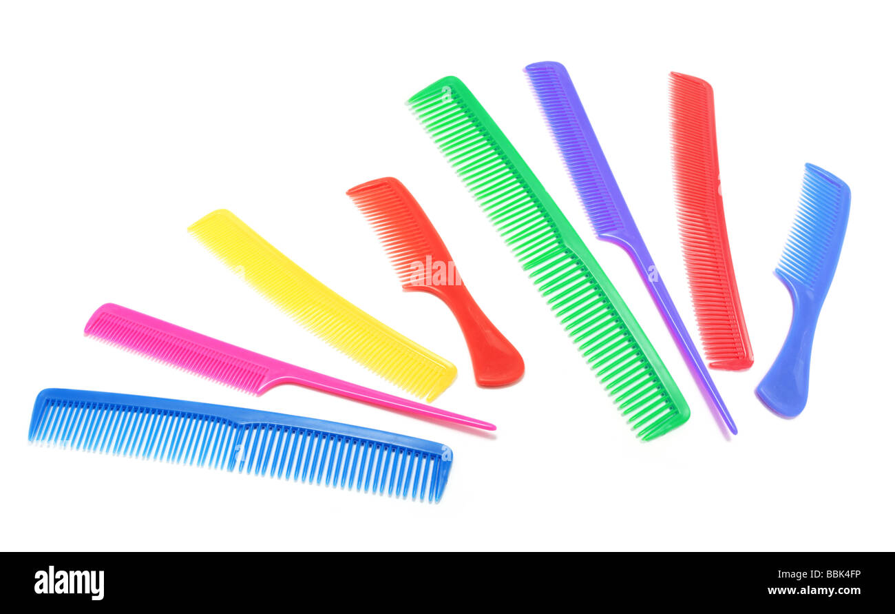 Colorful combs hi-res stock photography and images - Alamy