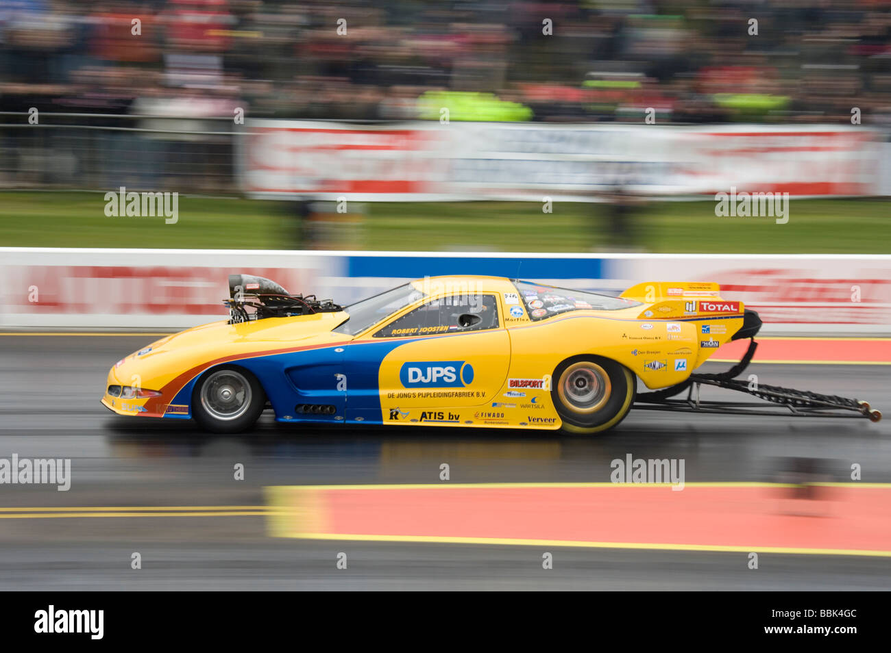 MSA Pro Mod dragster Pro Dutch driven by Robert Joosten at the Easter ...