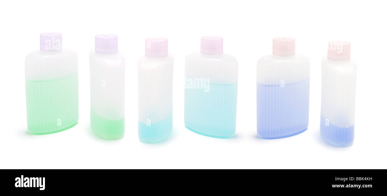 Plastic Liquid Bottles Stock Photo - Alamy