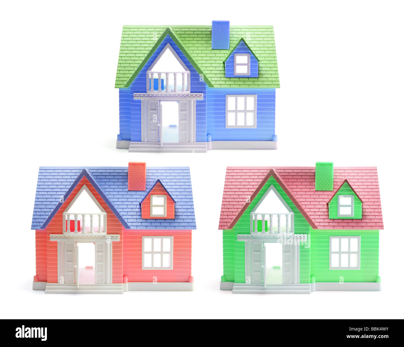 Toy houses hi-res stock photography and images - Alamy