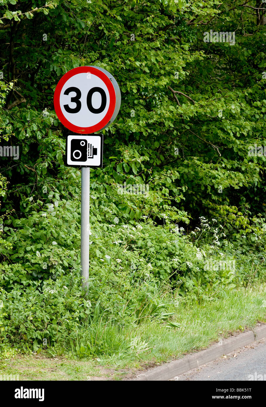 Speed Limit Sign Speed Camera High Resolution Stock Photography and ...