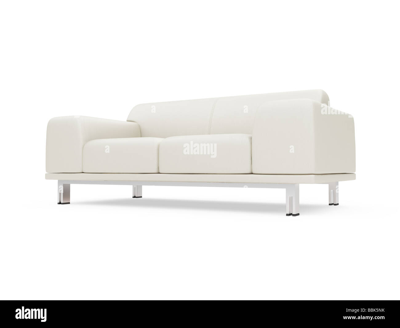 isolated sofa over white background Stock Photo - Alamy