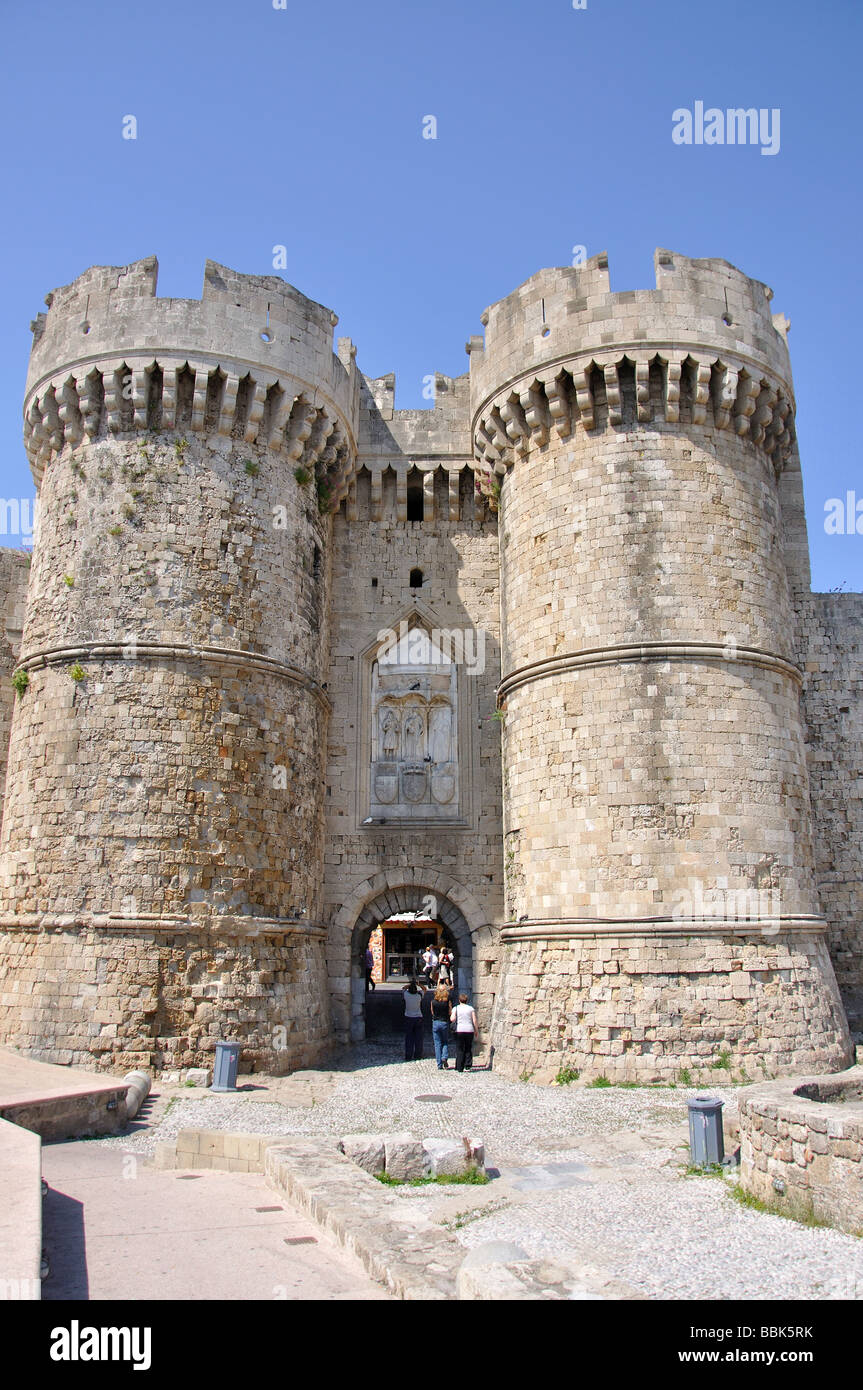 Rhodes old town gate hi-res stock photography and images - Alamy