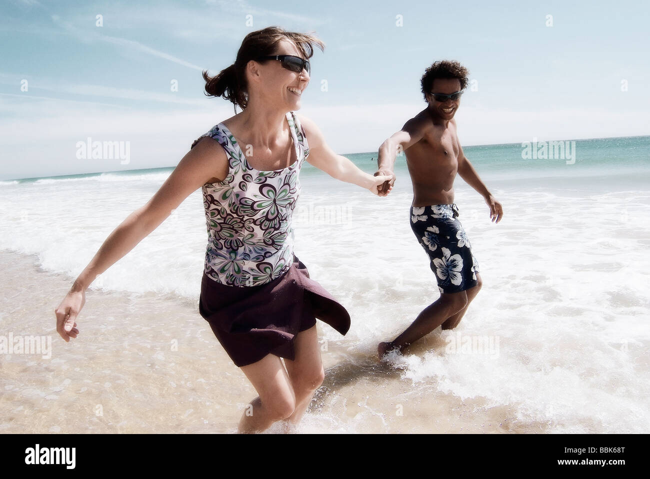 Mixed surf bathing hi-res stock photography and images - Alamy