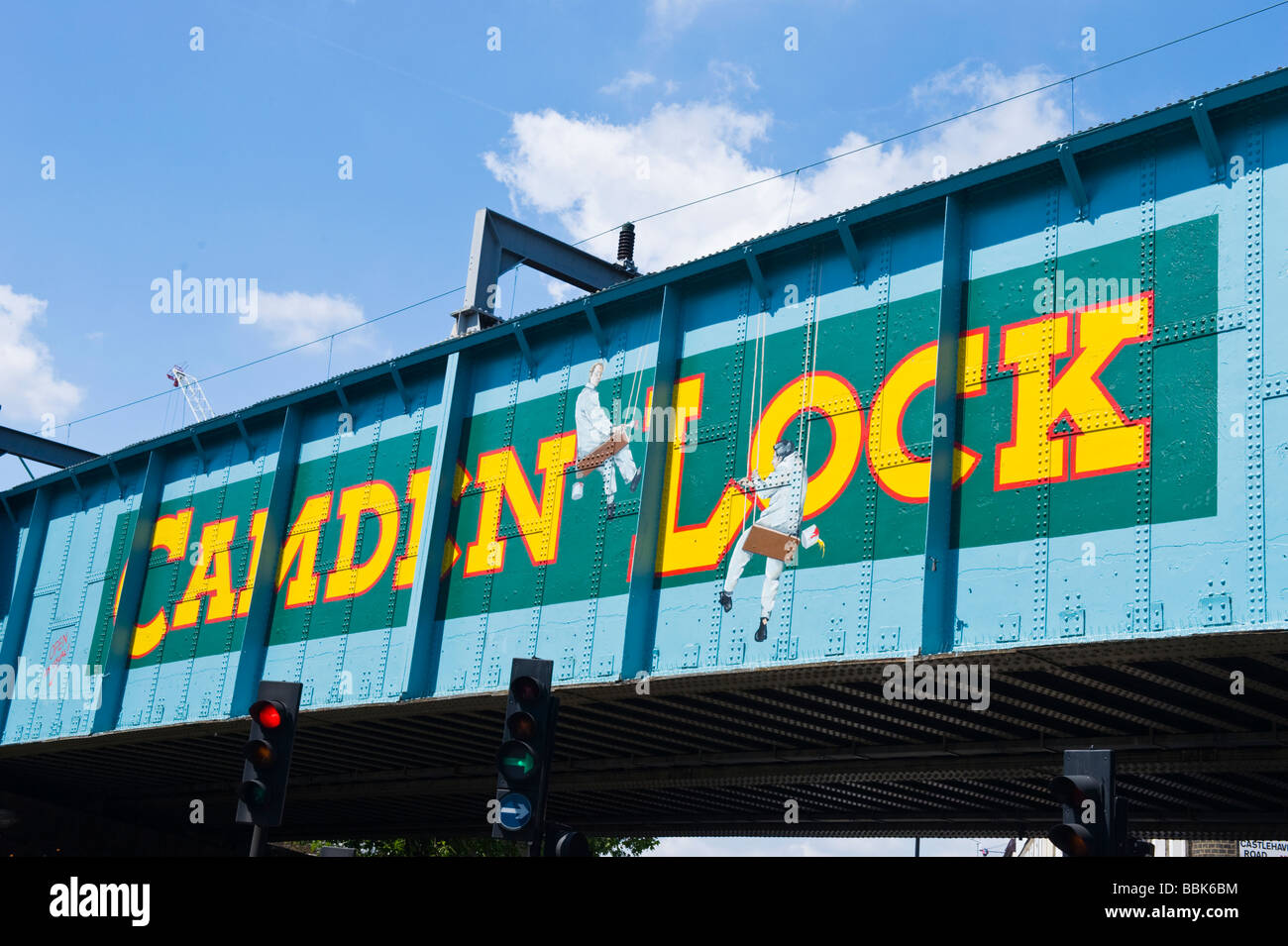 Camden Lock Village Market , iconic landmark railway bridge with fun ...